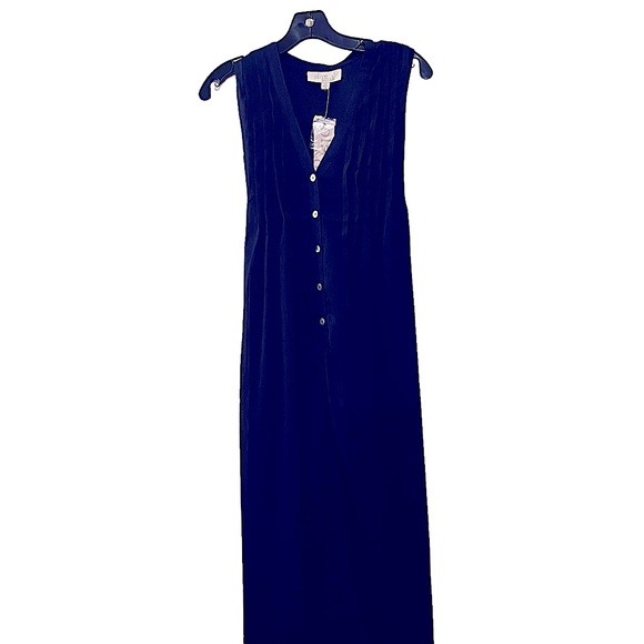 Olive And Oak Dresses Nwt Olive Oak Large Navy Blue Strapless Maxi
